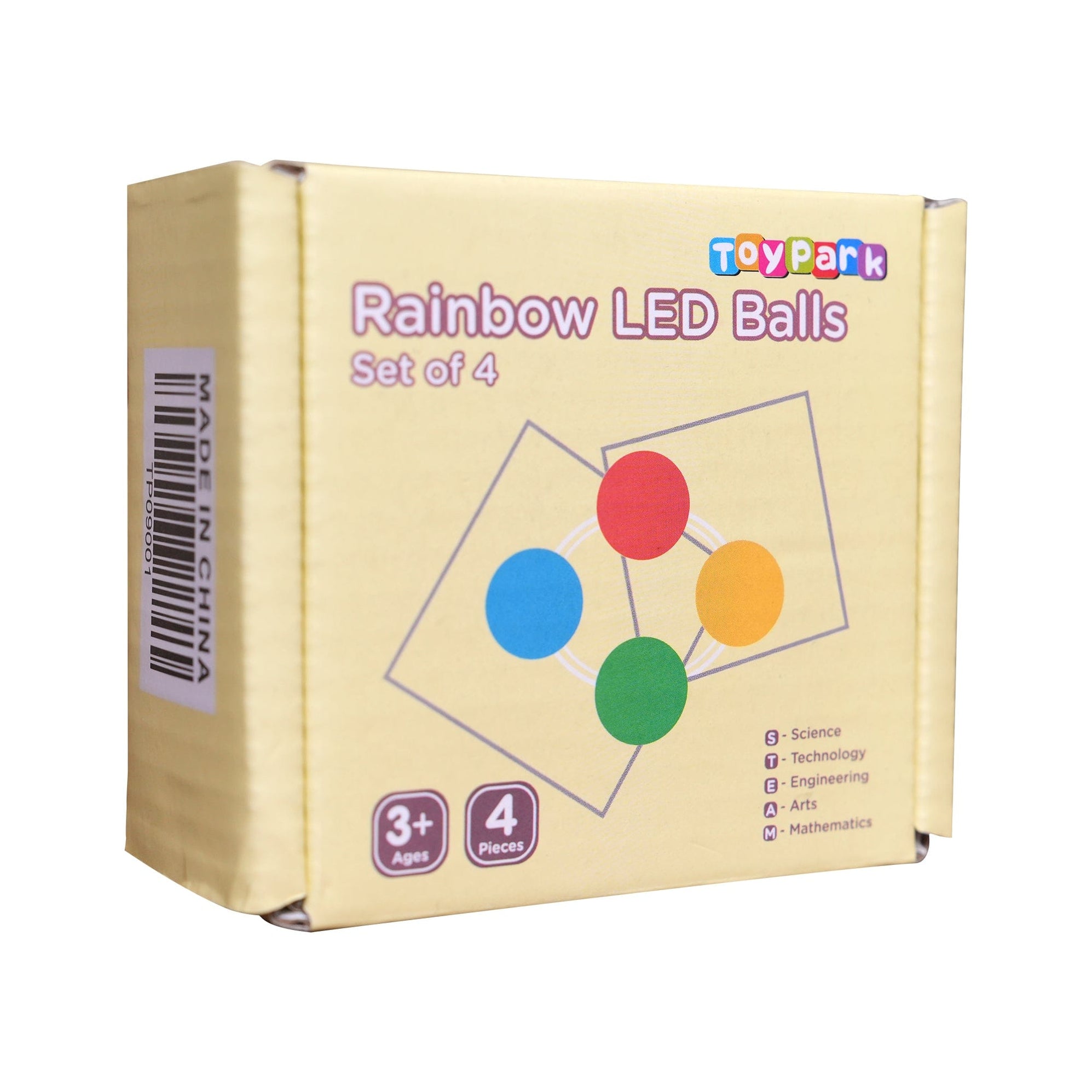 Toypark Rainbow LED Balls Set of 4 — Toypark Australia