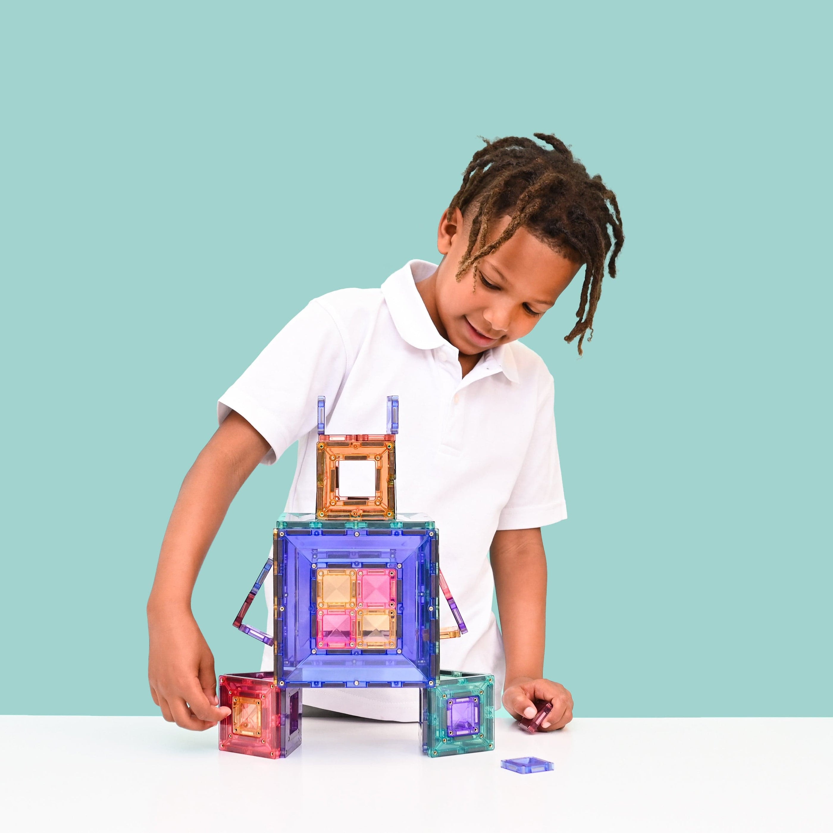 Connetix Pastel Portal Pack 48 Piece | Magnetic Tiles | Toypark ...