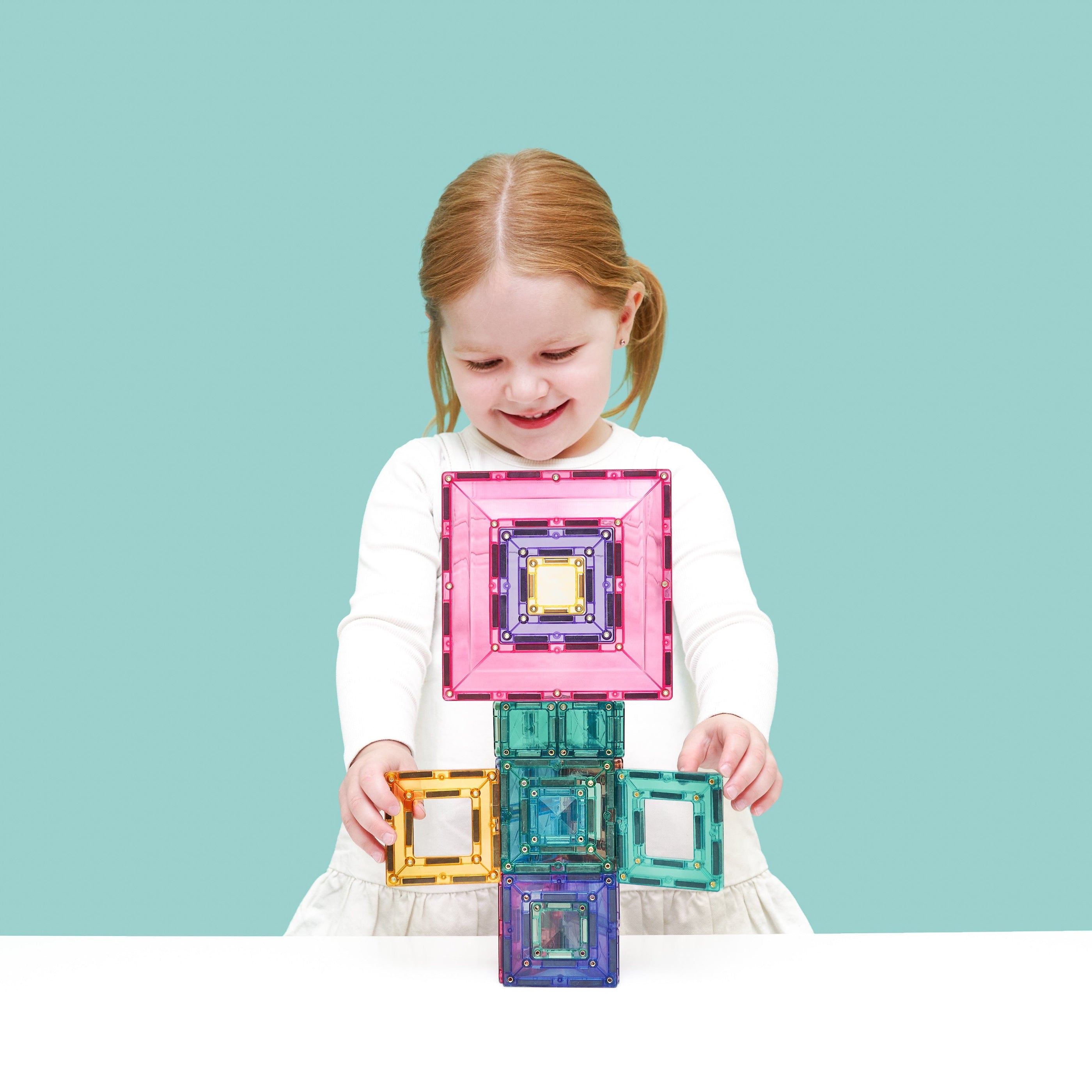 Connetix Pastel Portal Pack 48 Piece | Magnetic Tiles | Toypark ...