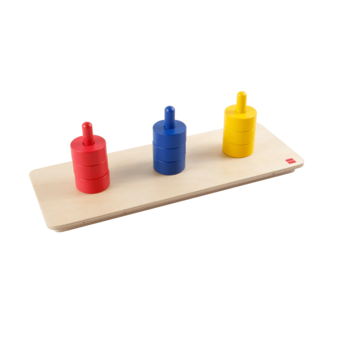 GAM Coloured Discs On coloured Dowels — Toypark Australia