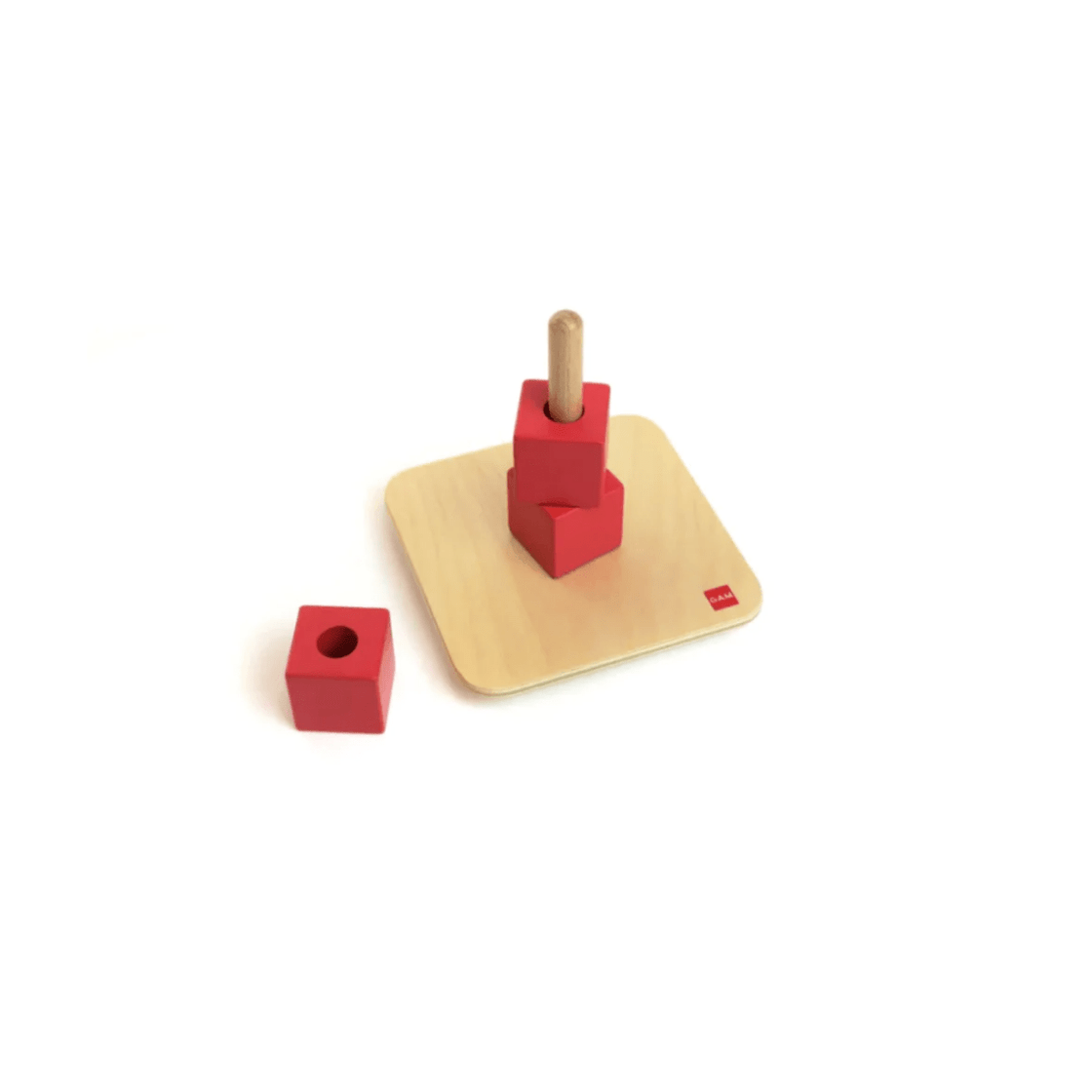 GAM Cubes On Vertical Dowel — Toypark Australia