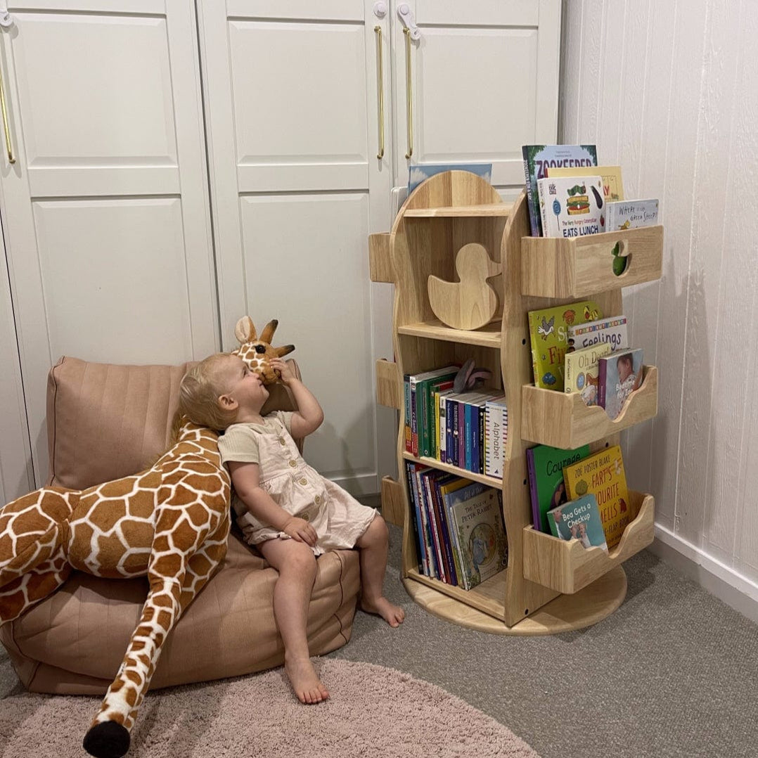myduckling Revolving Solid Wood Bookcase | Kids Bookshelf | Toypark ...