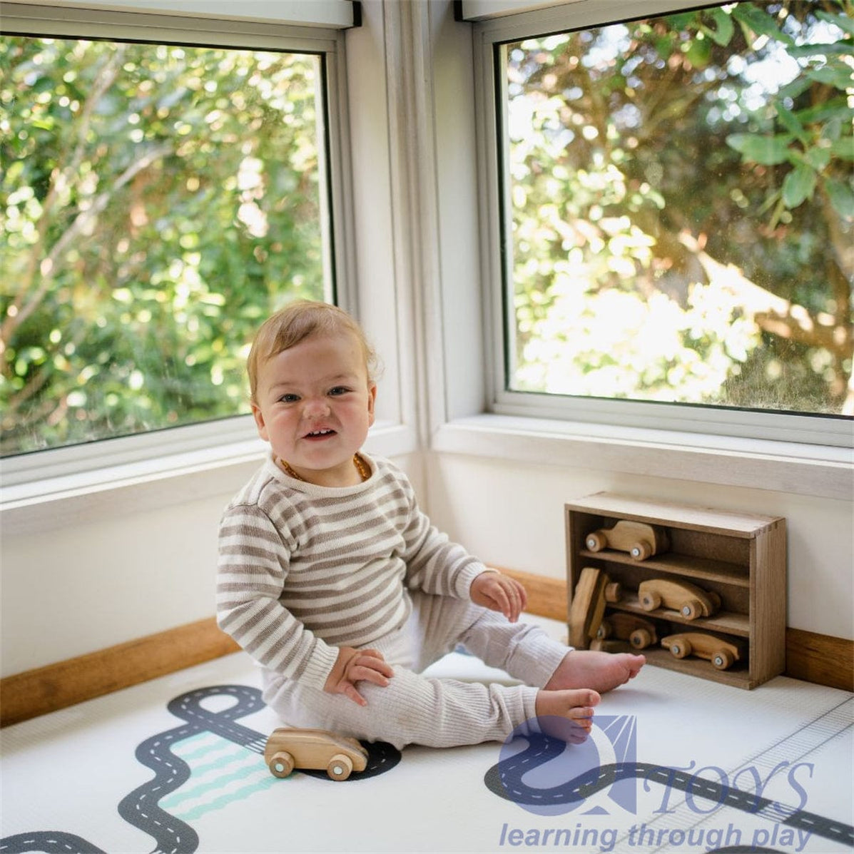 QToys Wooden Car Play Set — Toypark Australia