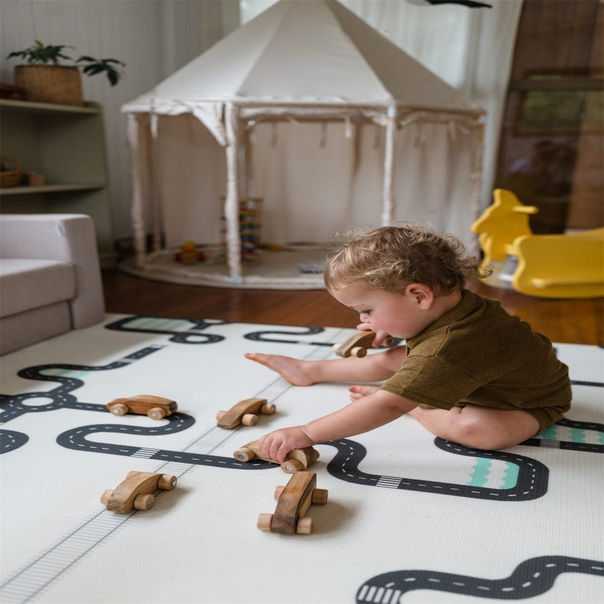 QToys Wooden Car Play Set — Toypark Australia