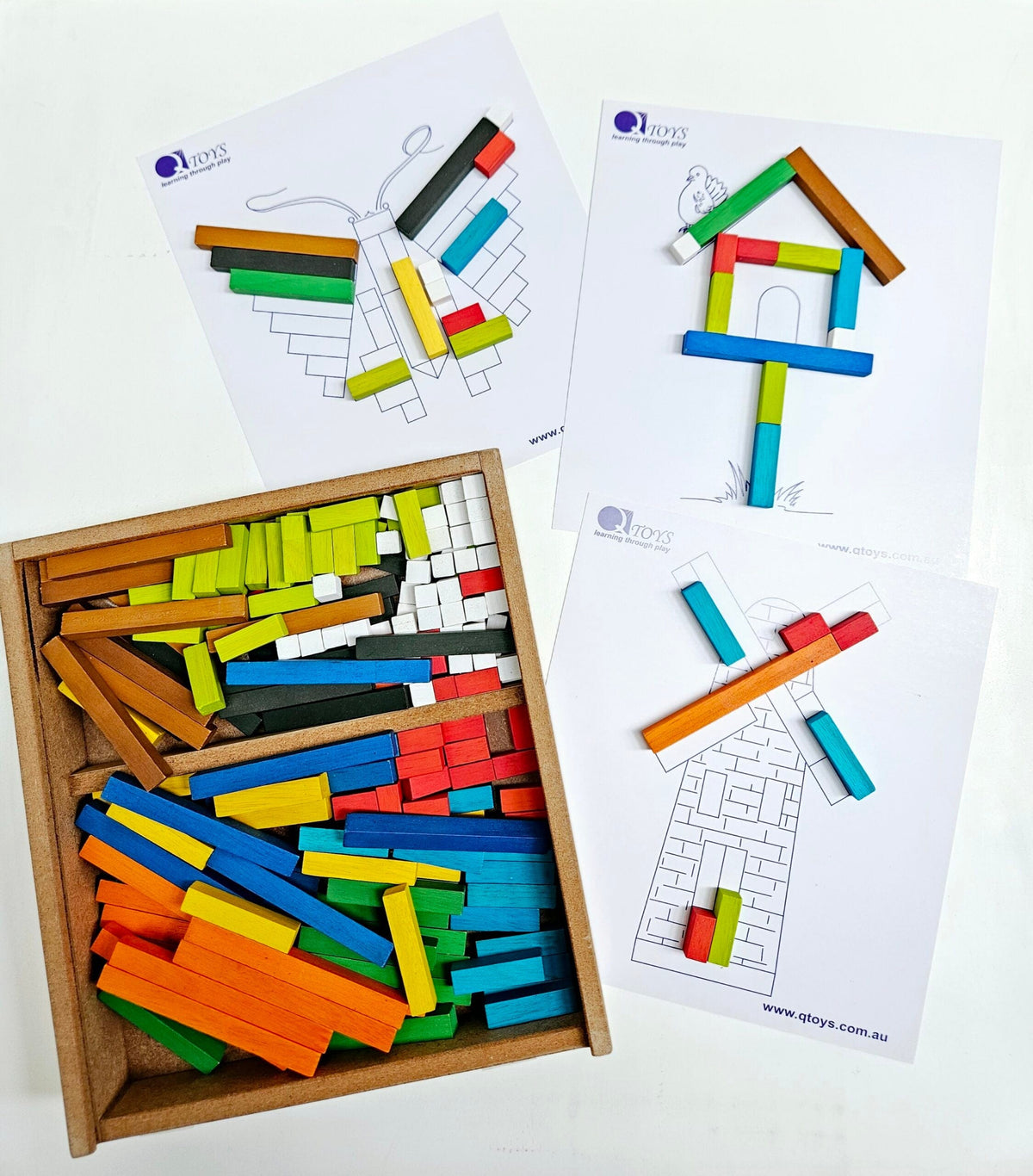 QToys Cuisenaire Learning Rods — Toypark Australia