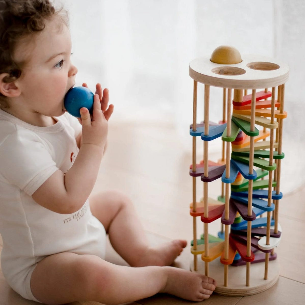 QToys Pound A Ball Tower | Marble Run | Toypark Australia