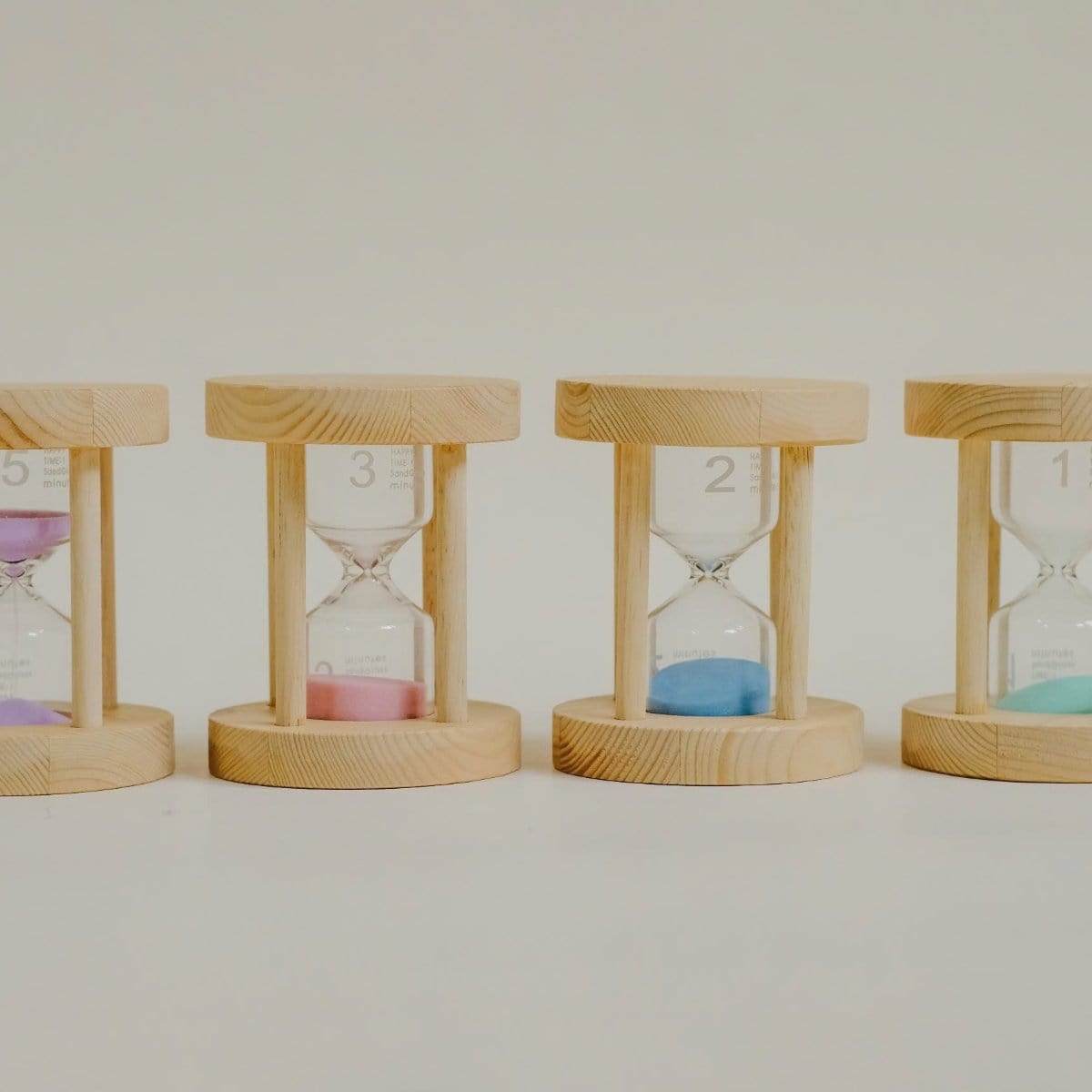 QToys Wooden Sand Timers Set of 4 — Toypark Australia