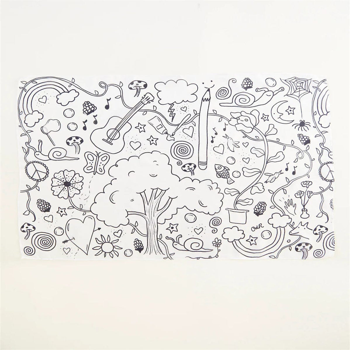 Sarah's Silks Coloring Playsilk + Markers | Play Silks | Toypark ...