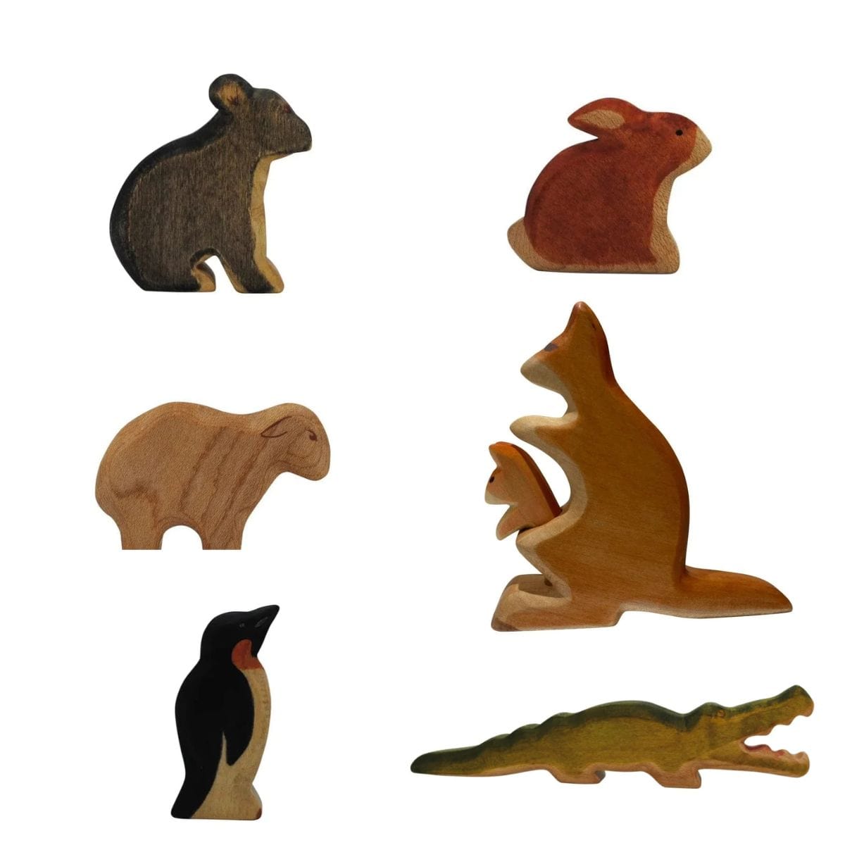 HolzWald Australian Zoo Animals Bundle | Animal Figurines | Toypark ...