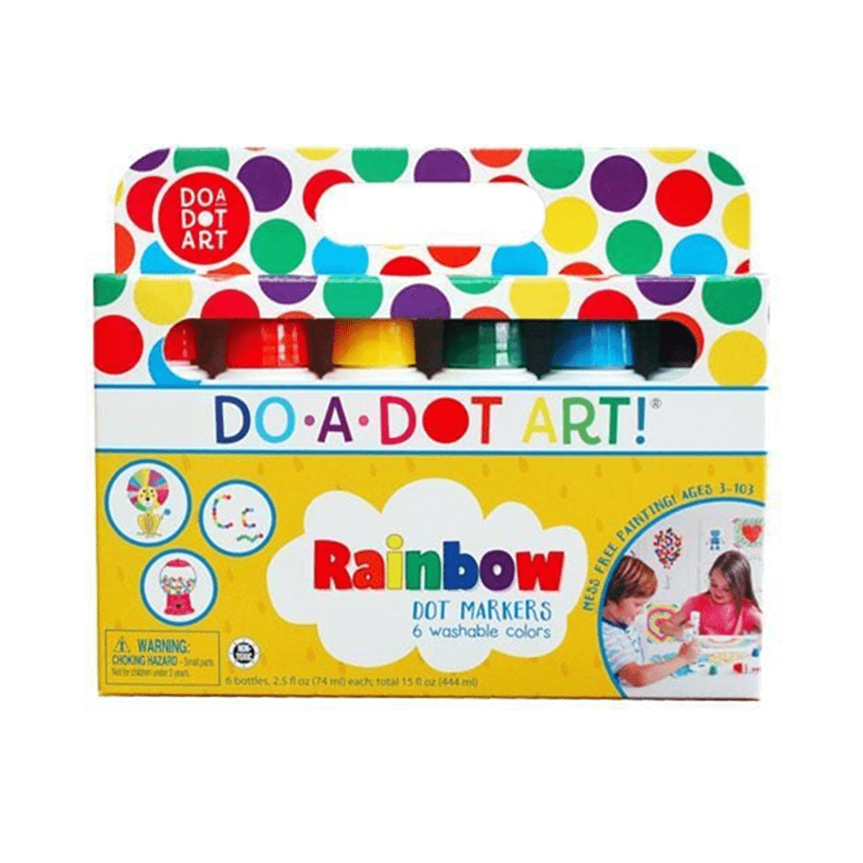 Do A Dot Art Rainbow Markers 6 Pack | Dot Markers | Toypark Australia