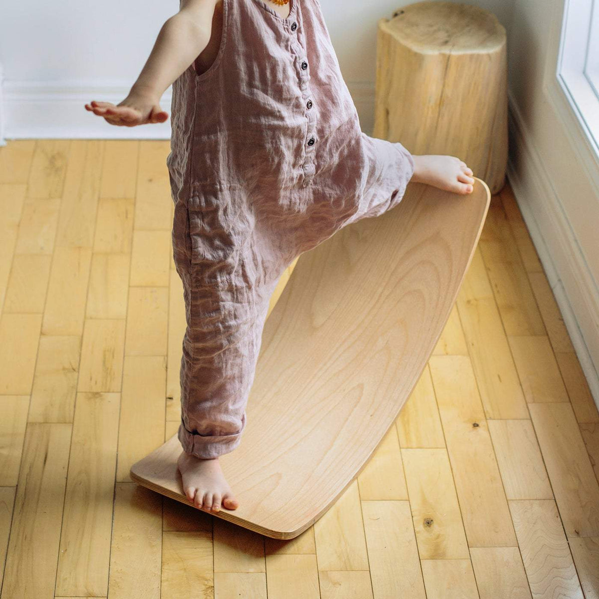 Kinderfeets Kinderboard Balance Board Natural — Toypark Australia