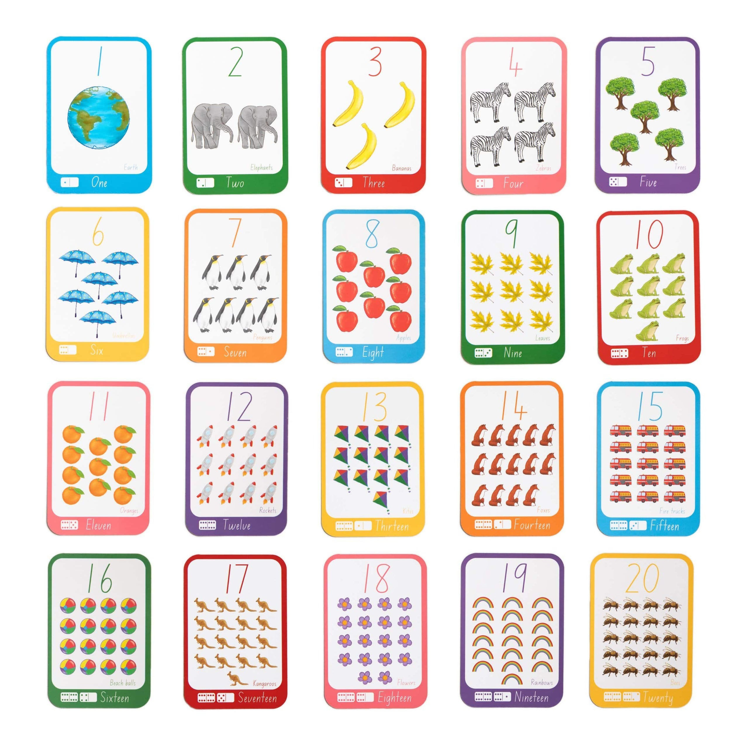 The Freckled Frog Numbers Flashcards — Toypark Australia