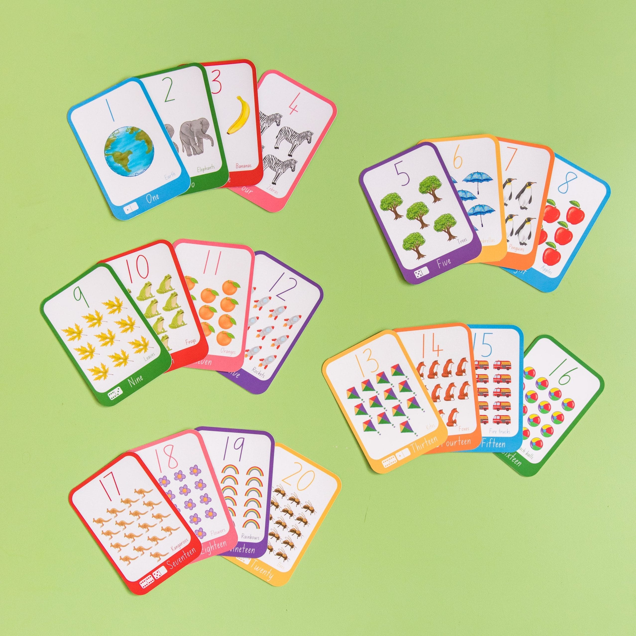 The Freckled Frog Numbers Flashcards — Toypark Australia