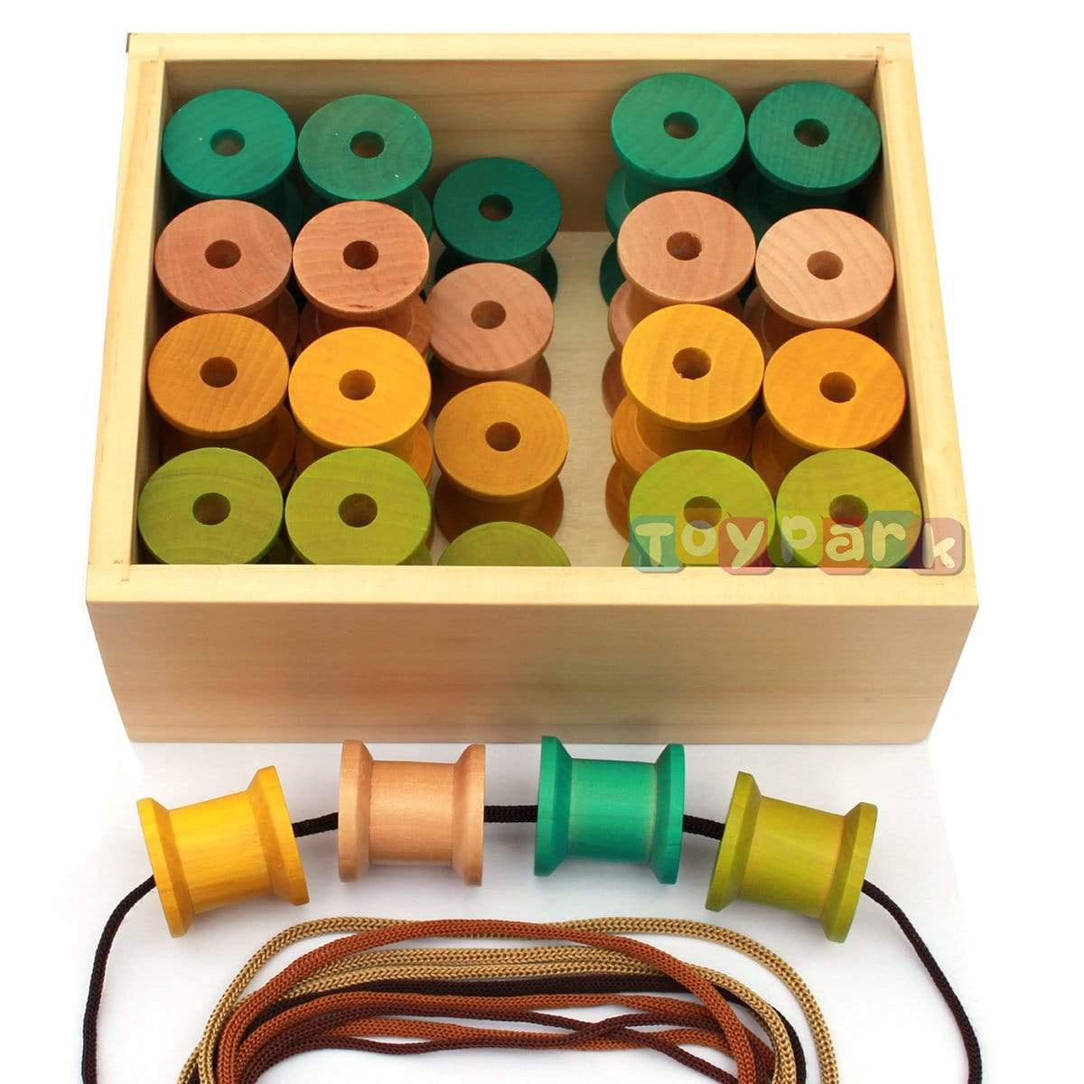 Freckled Frog Threading Cotton Reels — Toypark Australia