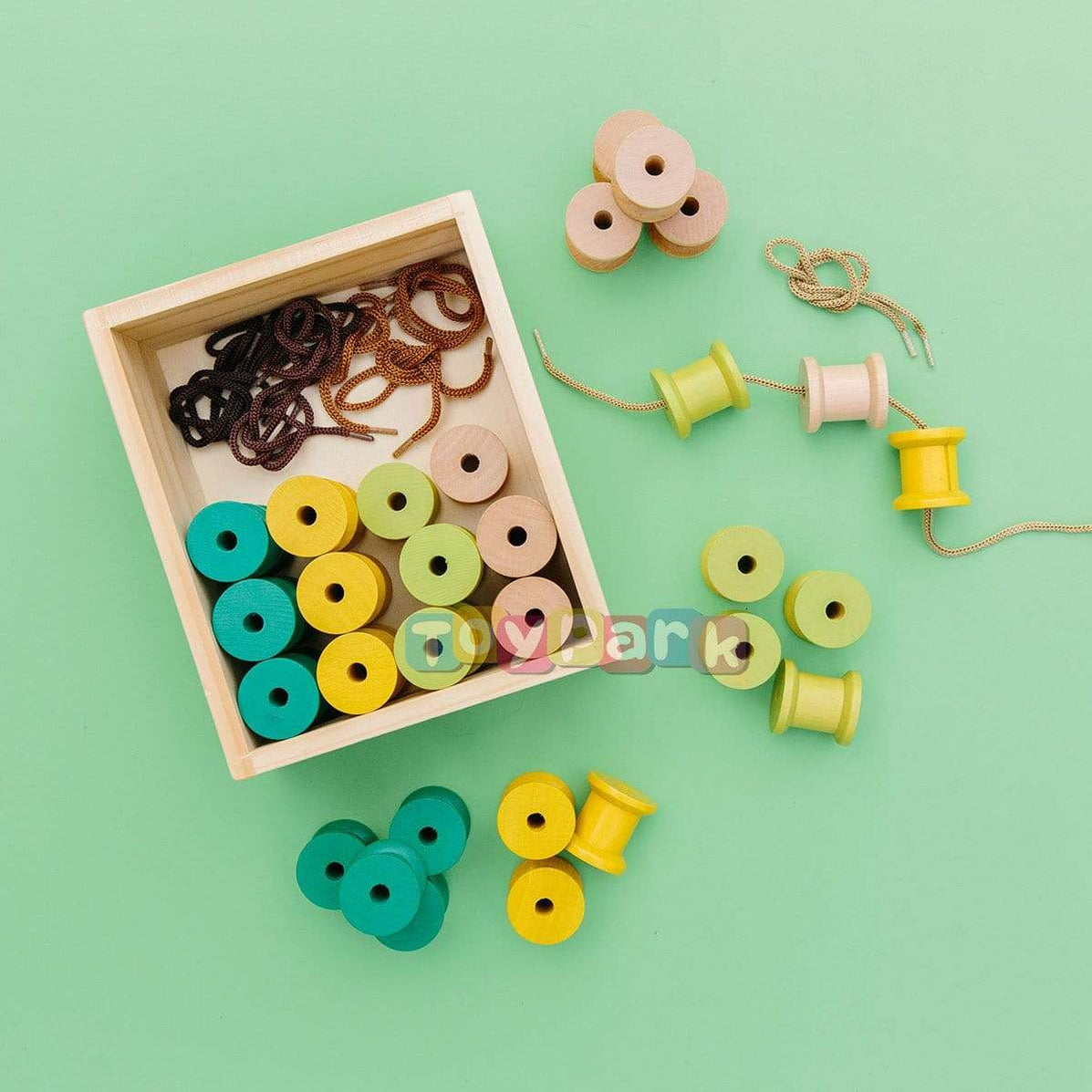 Freckled Frog Threading Cotton Reels — Toypark Australia