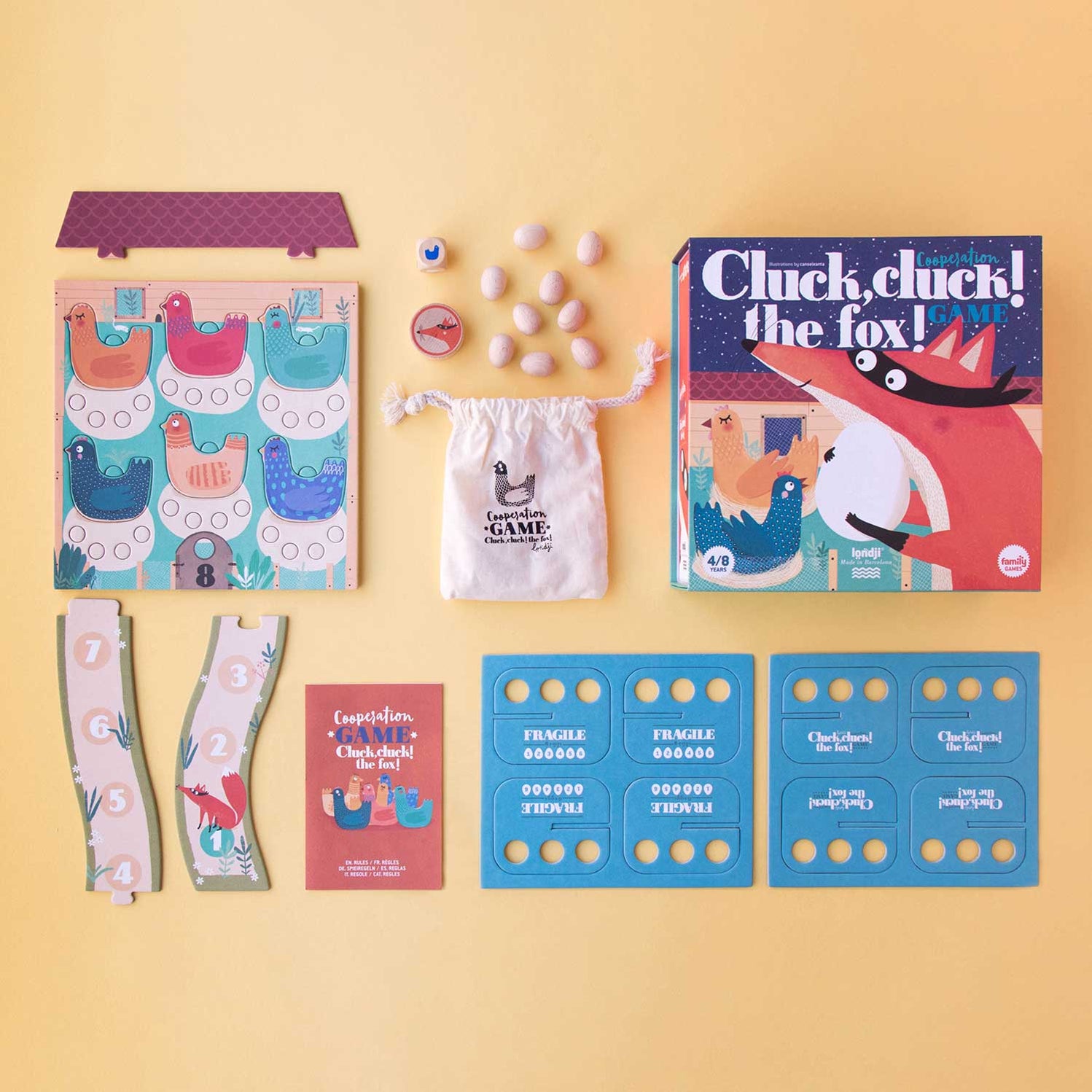 Londji Cooperative Game - Cluck, Cluck! The Fox! — Toypark Australia