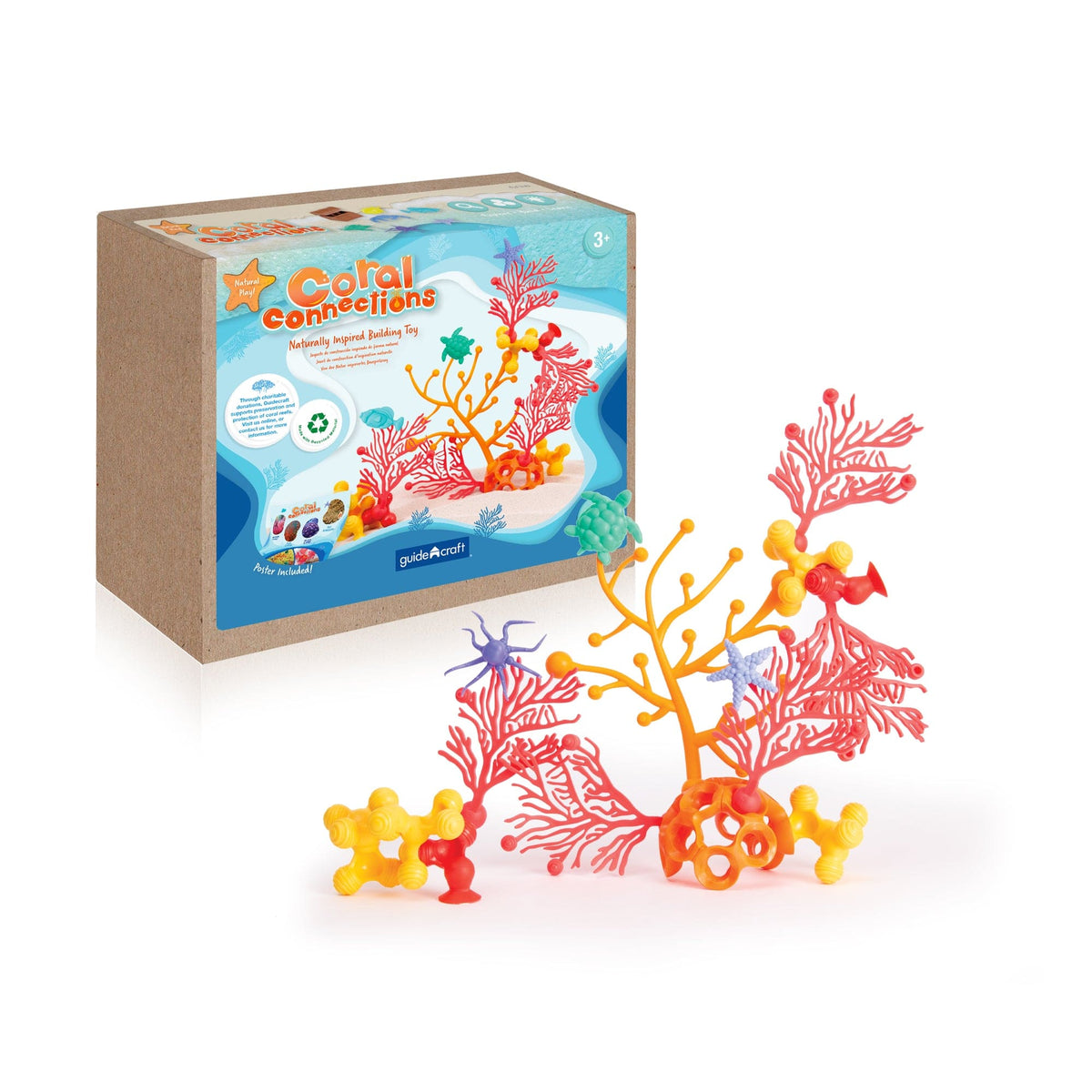 Guidecraft Coral System - 40 pc set — Toypark Australia