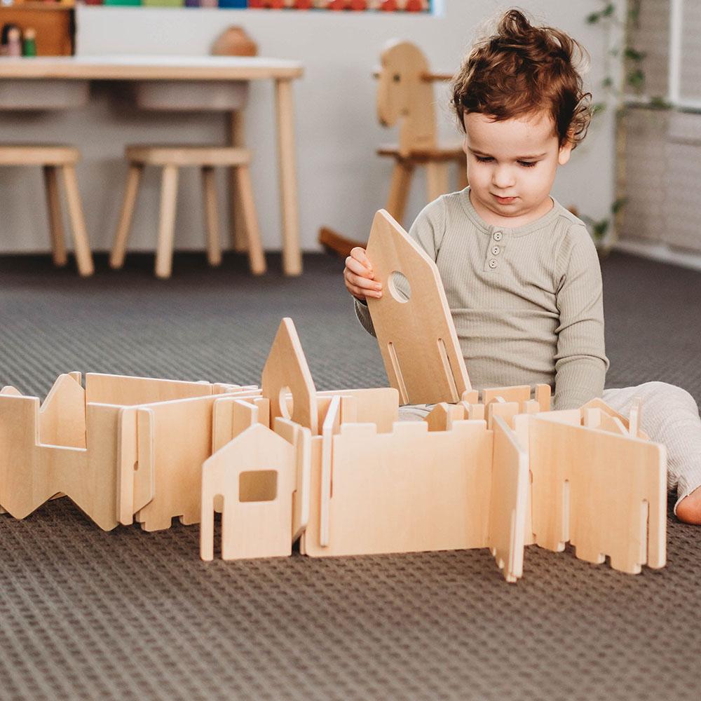 Happy Architect Natural 28 Piece Set - The Freckled Frog — Toypark ...