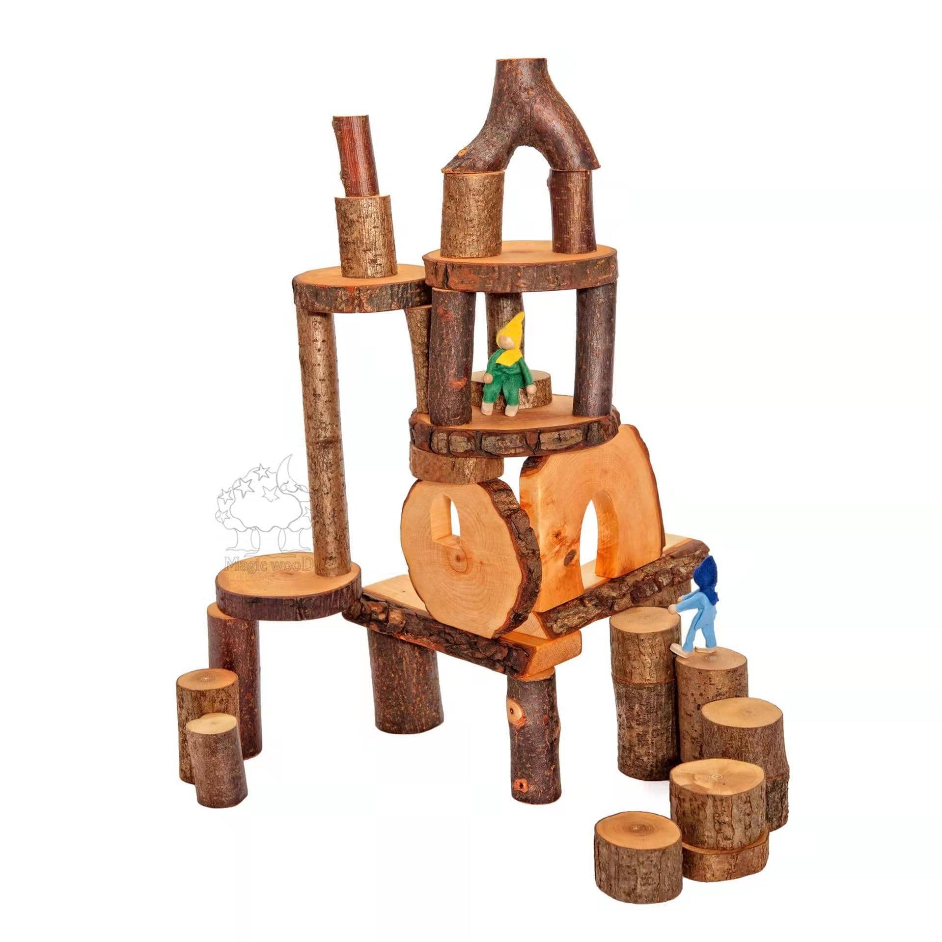 Magic Wood Eco Blocks 36 Pcs — Toypark Australia