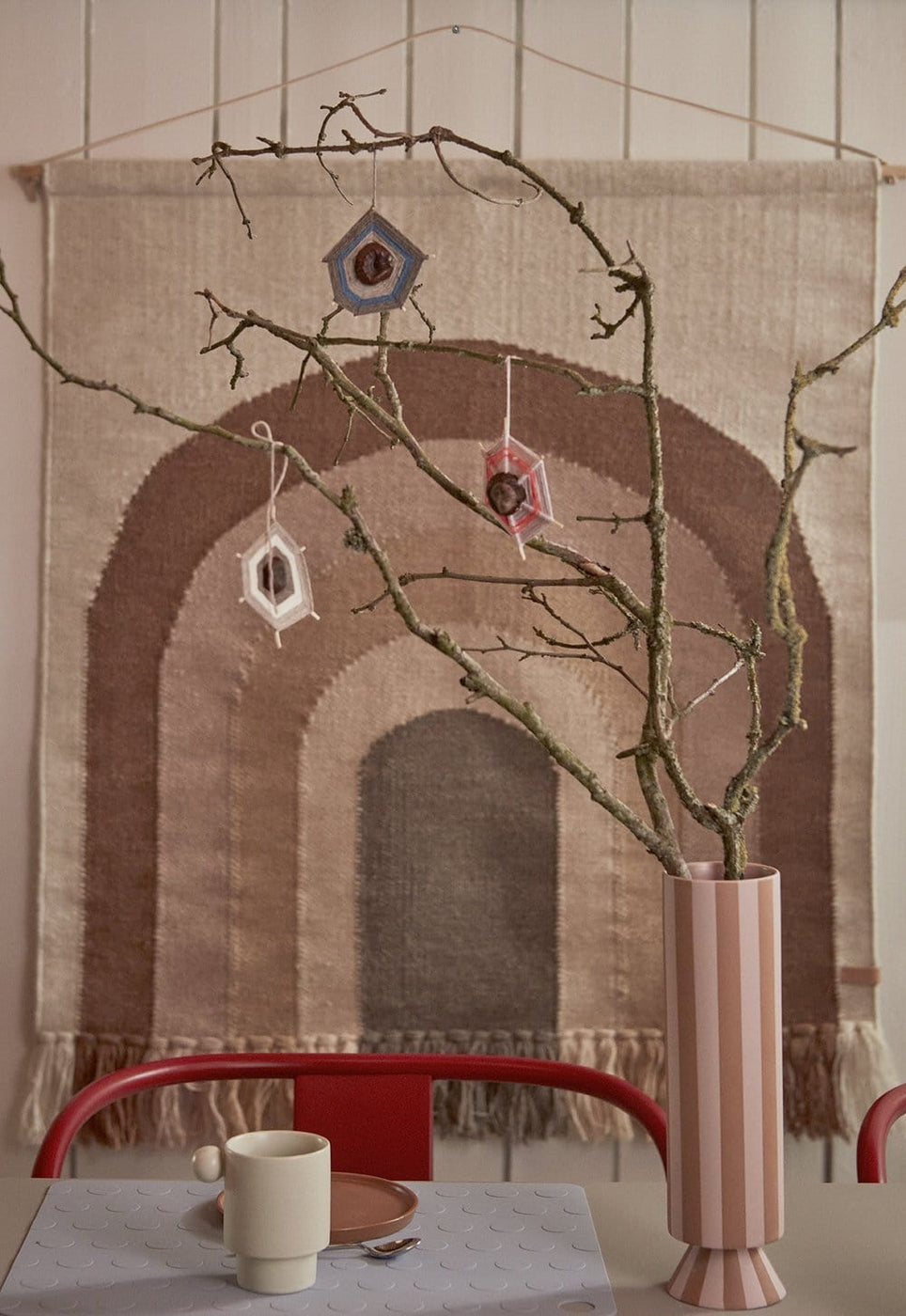 OYOY Follow The Rainbow Wall Rug Choko — Toypark Australia