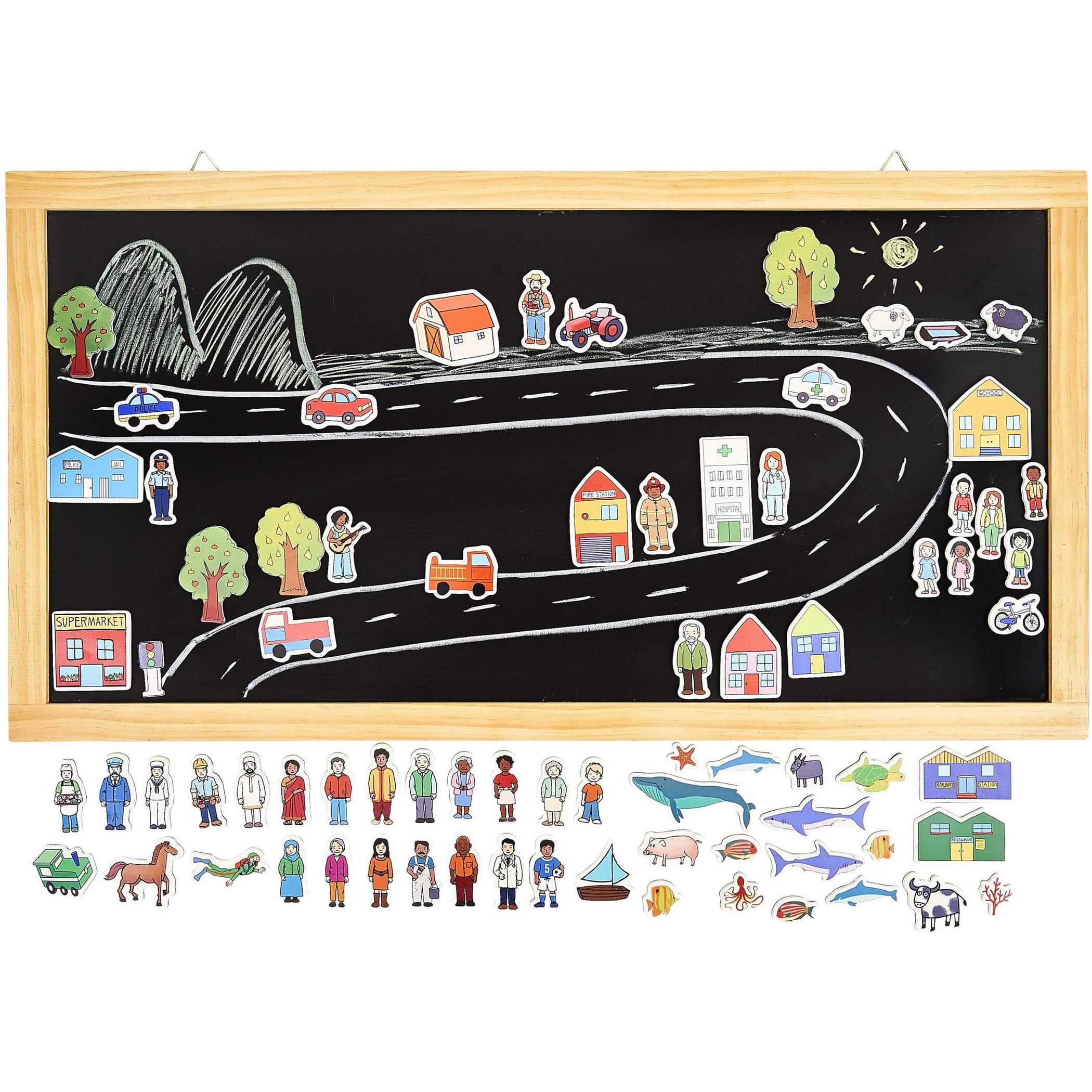 Freckled Frog Tell a Story Magnetic Board — Toypark Australia
