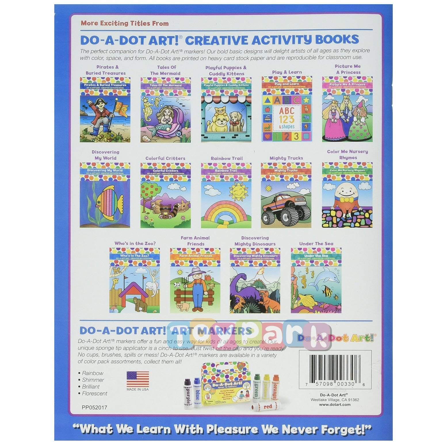 Do A Dot Art! Activity Book - Discovering My World — Toypark Australia