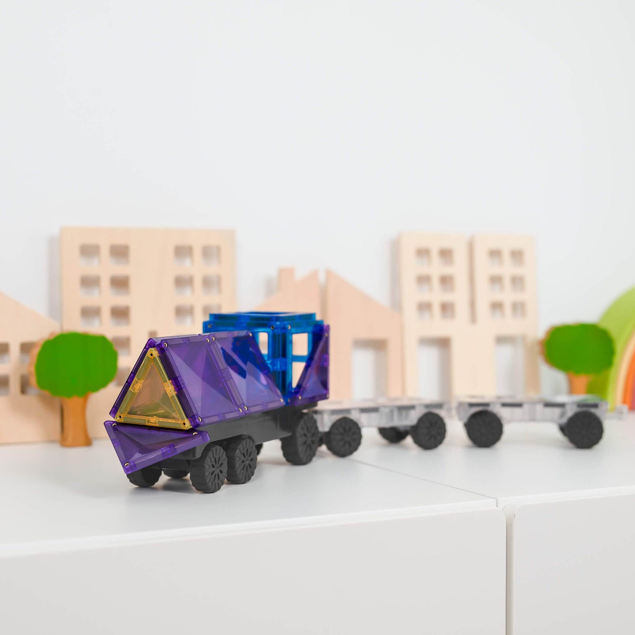 Connetix Tiles Rainbow 50 Piece Transport Pack — Toypark Australia