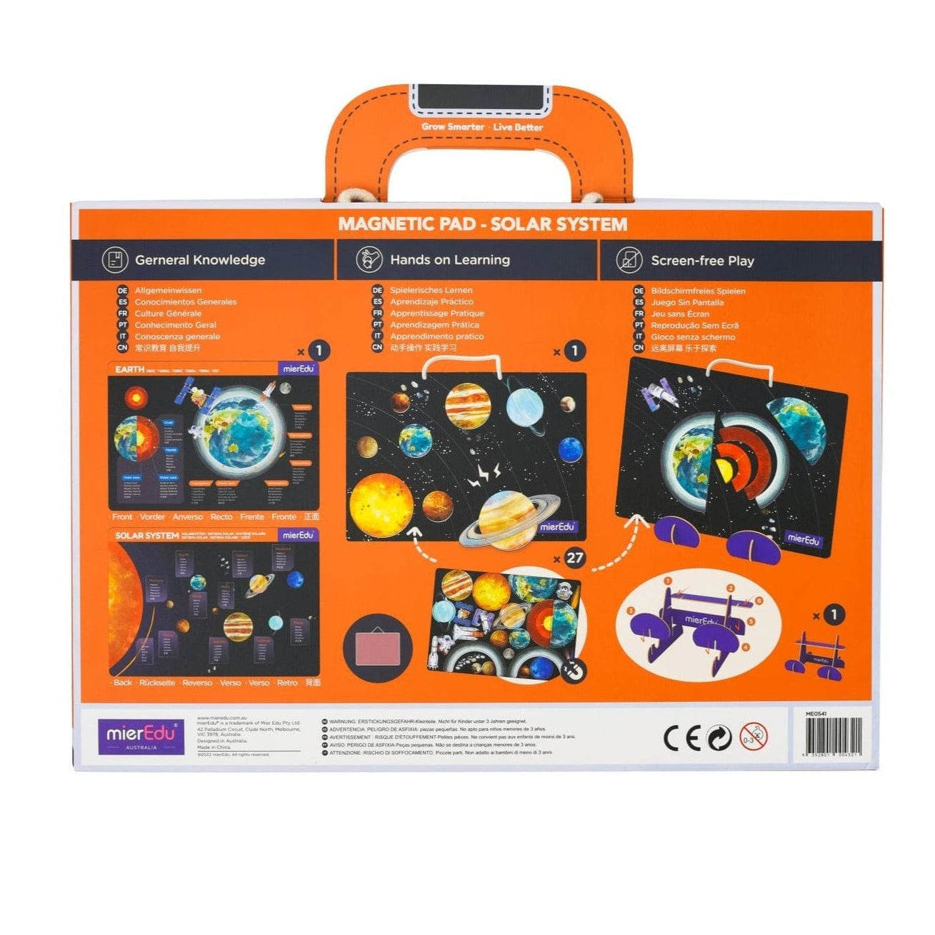 mierEdu Magnetic Pad — Solar System | Magnetic Puzzle | Toypark ...
